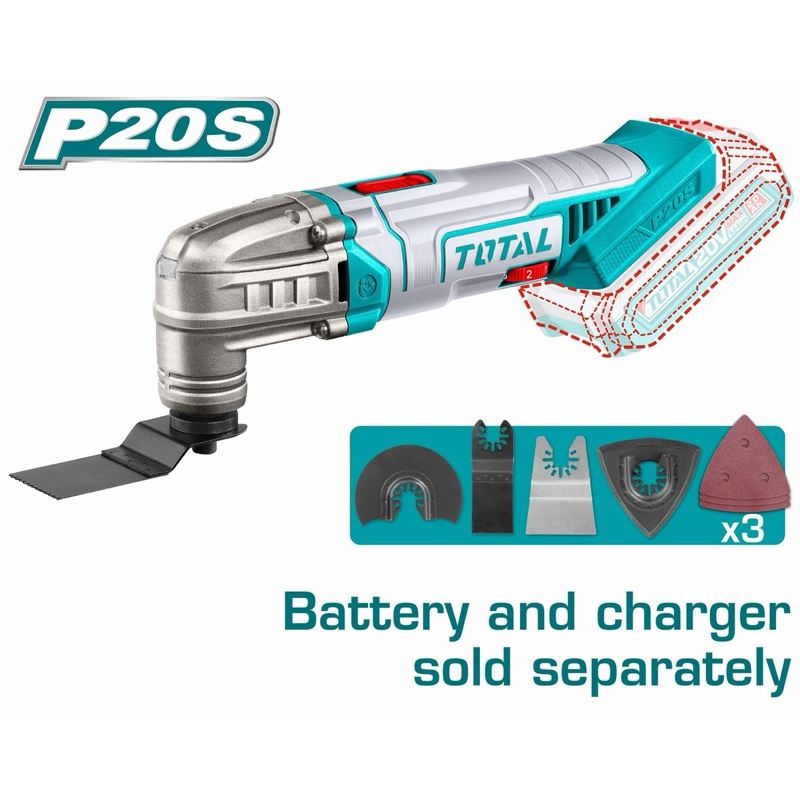 TOTAL มัลติทูลล์ เครื่องตัด ขัด อเนกประสงค์ ไร้สาย 20V TMLI2022 ...