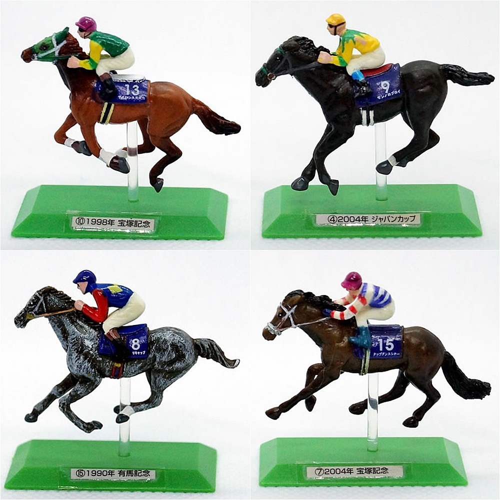 (มีของพร้อมส่ง) โมเดลม้าแข่งญี่ปุ่นจิ๋ว Model JRA Horse racing ...