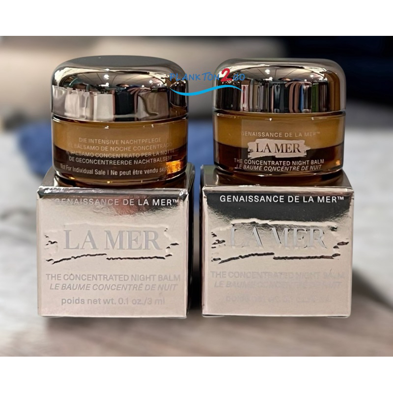 LAMER ลาแมร์โลชั่นสูตรออยล์ในน้ำ The Genaissance de la Mer The Concentrated Night Balm ขนาด 3 ml ...