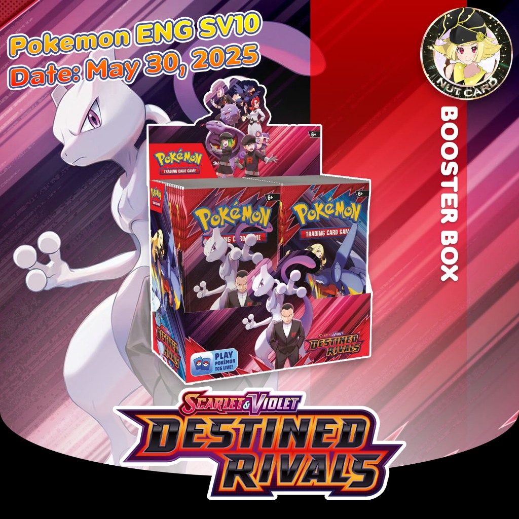 [Pokemon] Scarlet & Violet—Destined Rival Booster Box (36 Packs) [SV10 ...