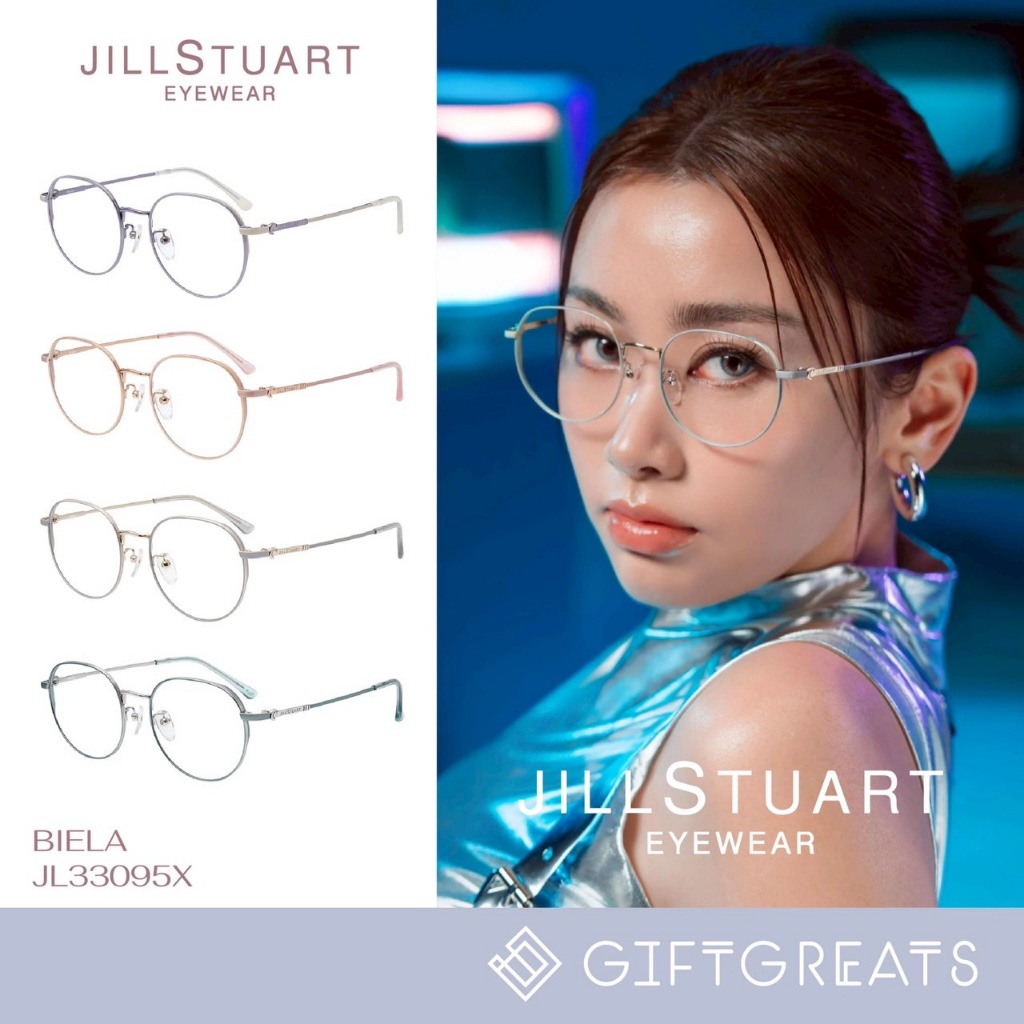 JILL STUART - JL33095X Biela กรอบแว่นไทเทเนียม พร้อมเลนส์กรองแสงสีฟ้า | Shopee Thailand