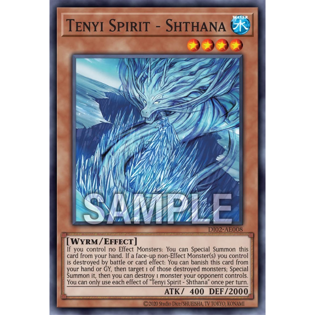 Yugioh Asia-Eng [DI02-AE008] Tenyi Spirit - Shthana (Common) การ์ดยูกิ ...