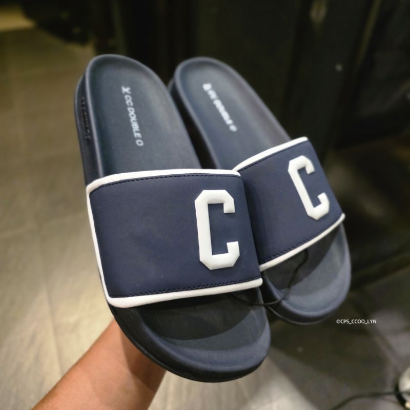 🛍 รองเท้าแตะแบบสวม CC DOUBLE O CCOO ผู้ชาย คอลใหม่ล่าสุด ของแท้💯% จัด ...