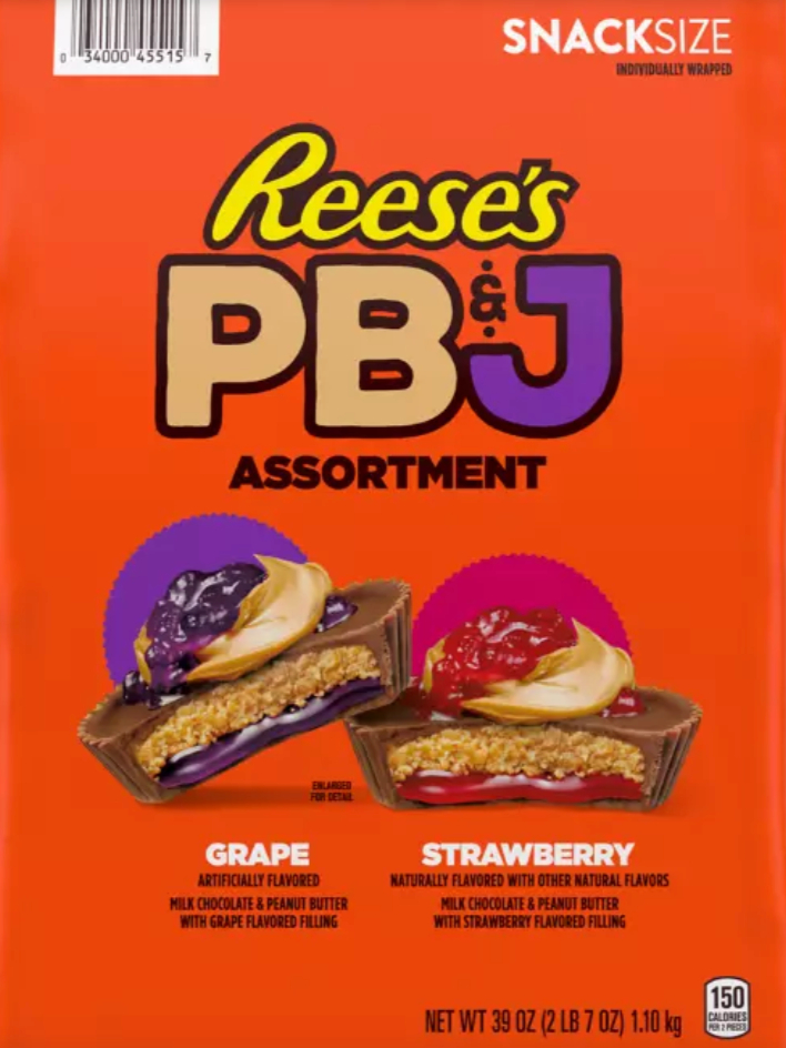REESE'S PB&J Assortment Snack Size Peanut Butter Cups | Shopee Thailand