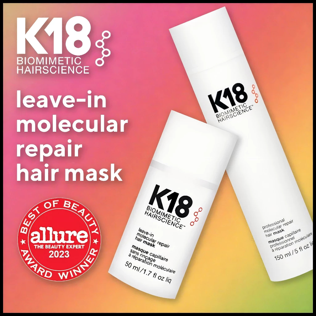 K18 Leave-In Molecular Repair Hair Mask 50ML / 150ML บำรุงผมเสีย มาส์กทรีทเม้นต์แบบไม่ต้องล้าง ...