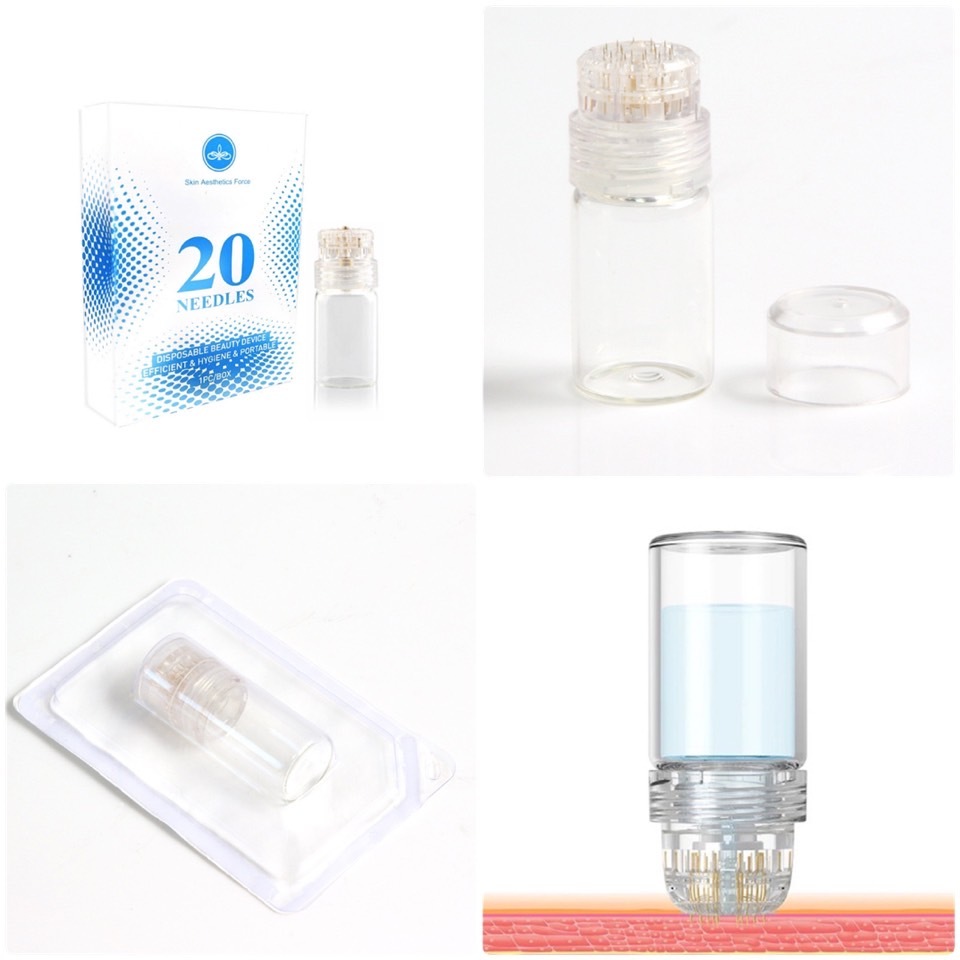 [รุ่นใหม่ส่งจากกรุงเทพ] เข็มกลิ้ง hydra pin 20 กล่องฟ้า เดอร์มาโรลเลอร์ ...