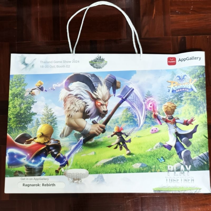 [พร้อมส่ง] TGS Thailand game show Paper bag Ragnarok ถุงกระดาษเกม ...