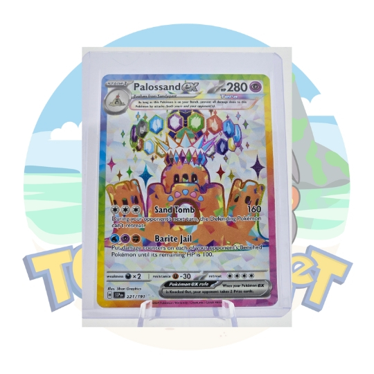Pokemon Card "Palossand Ex Full A 221/191" ENG Surgins Sparks | Shopee ...