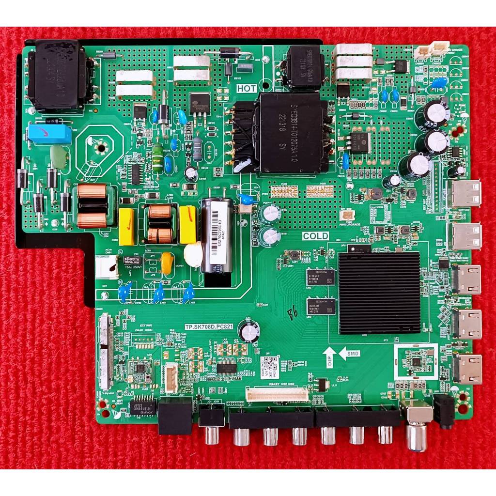 เมนบอร์ดทีวี Worldtech รุ่น WT-LED5501 พาสบอร์ด TP.SK708D.PC821 | Shopee Thailand