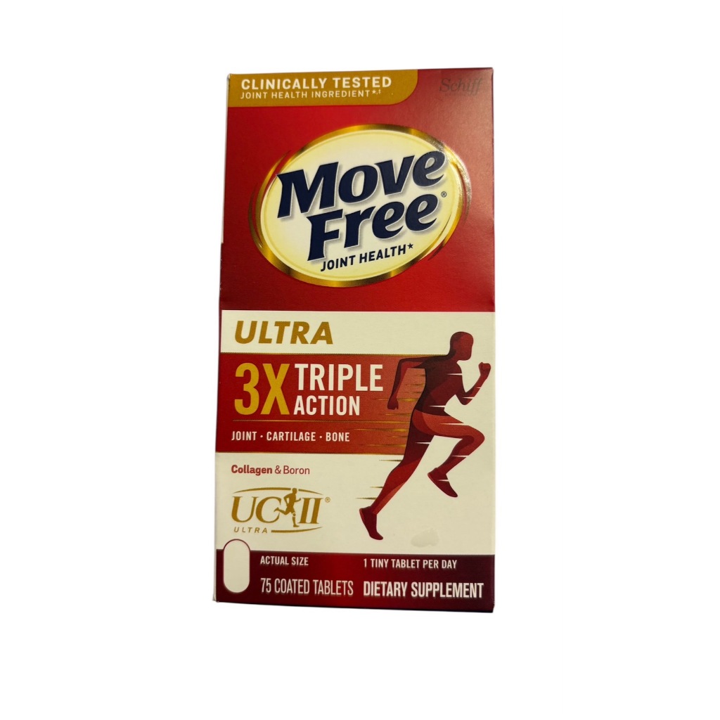 Exp.03/2027 ของแท้จากอเมริกา โค้ดไม่ซ้ำ เช็คโค้ดได้ทุกขวด Move Free Ultra Joint Health 75 เม็ด ...