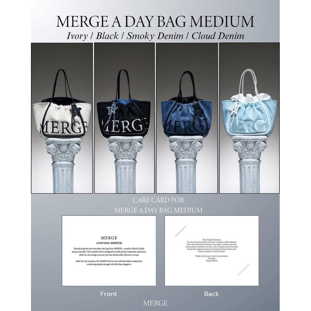 Merge A Day bag Medium 2 สีใหม่ | Shopee Thailand