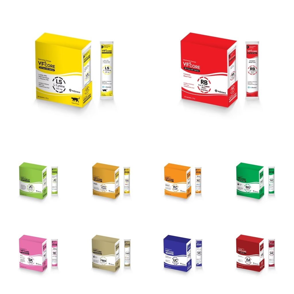 [VFcore ยกกล่อง30ซอง]VF Core ขนมแมวเลีย วิตามินบำรุงสำหรับแมว 12gx30ซอง | Shopee Thailand
