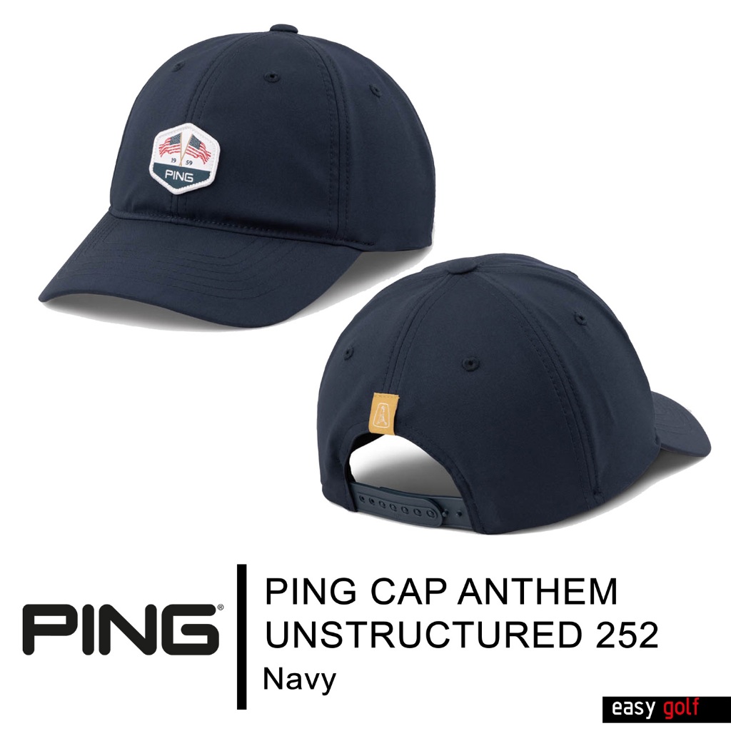 PING CAP ANTHEM UNSTRUCTURED 252 PING CAP MEN หมวกกอล์ฟ หมวกกีฬาผู้ชาย ...