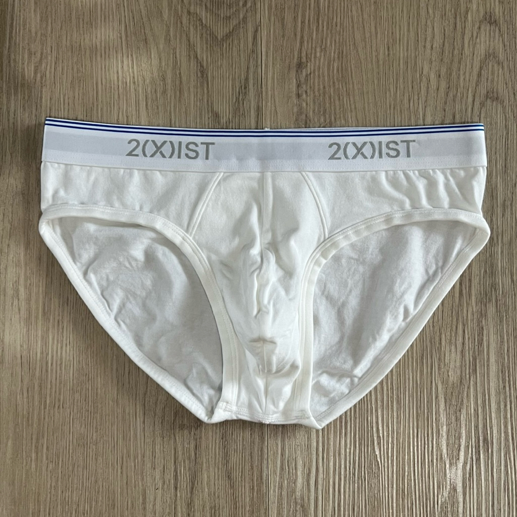2XIST White Brief Soft Cotton (มือ1 M,L) กางเกงในชาย ทรงบรีฟ ผ้าพรีเมี่ ...