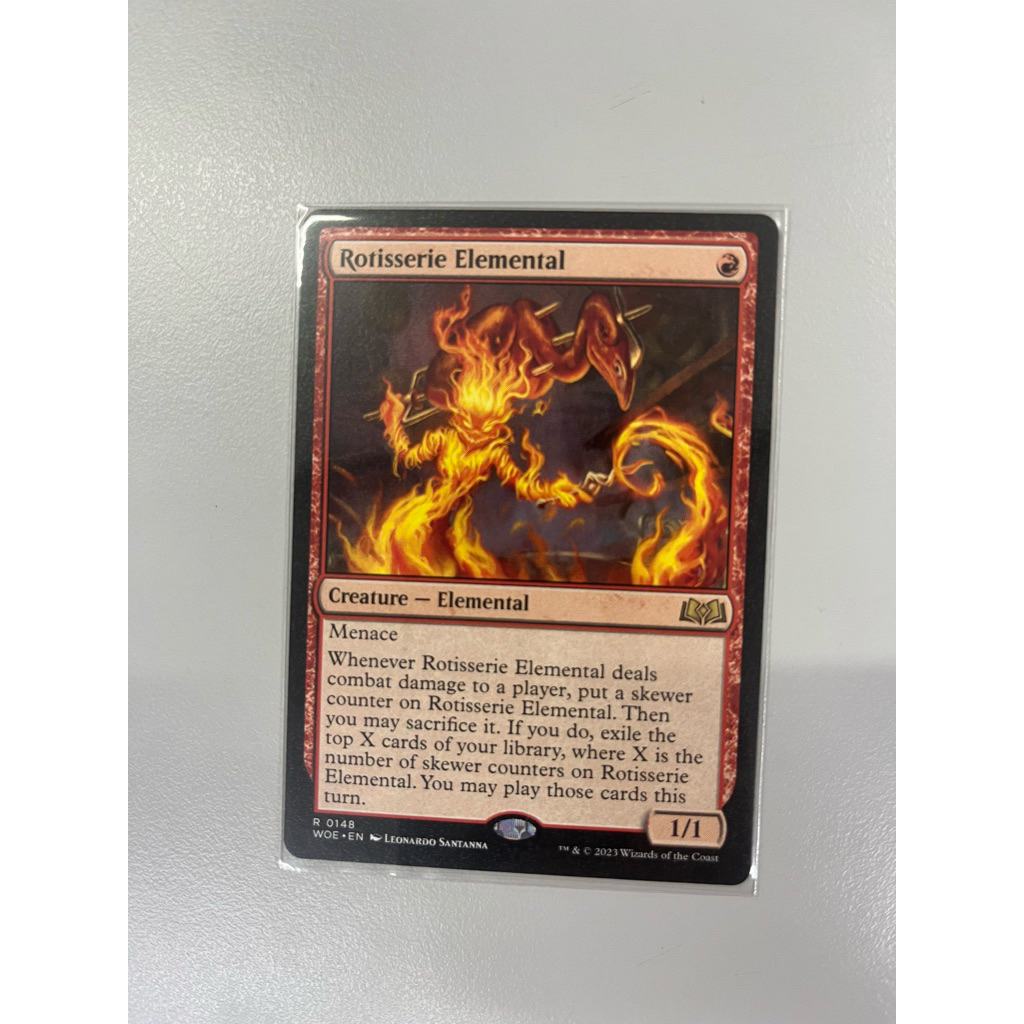 การ์ด MTG Rotisserie Elemental Red Magic the Gathering EDH รุ่น WOE ...