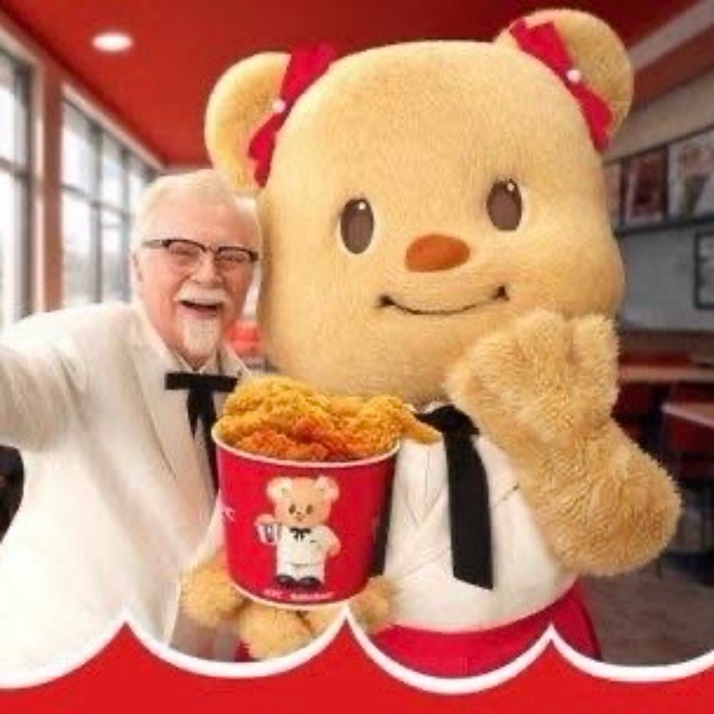 (พร้อมส่ง) ของแท้ 100% KFC X BUTTER BEAR สินค้าพรีเมียม ลิขสิทธิ์แท้จาก ...