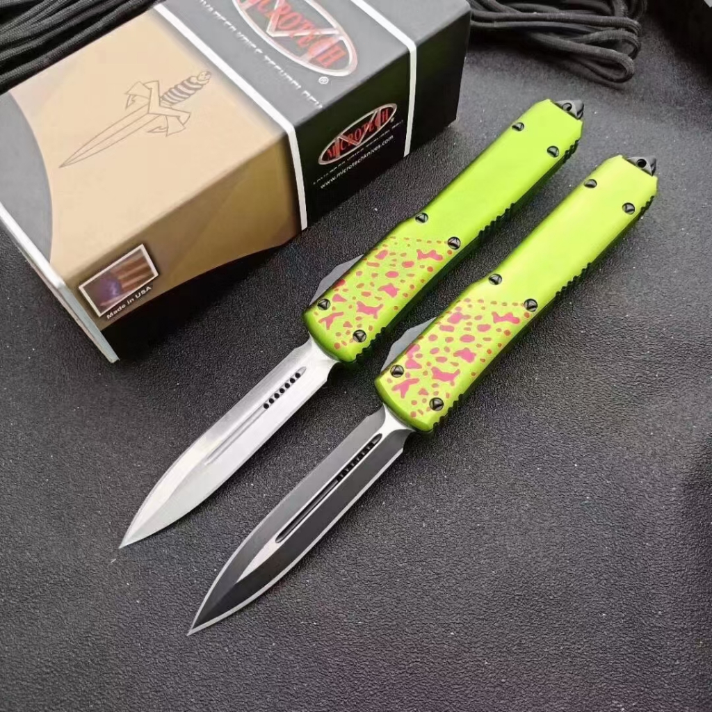Microtech ไมโครเทคโนโลยี OTF ซอมบี้ (สองด้าน) วัสดุของใบมีด: D2 วัสดุ ...