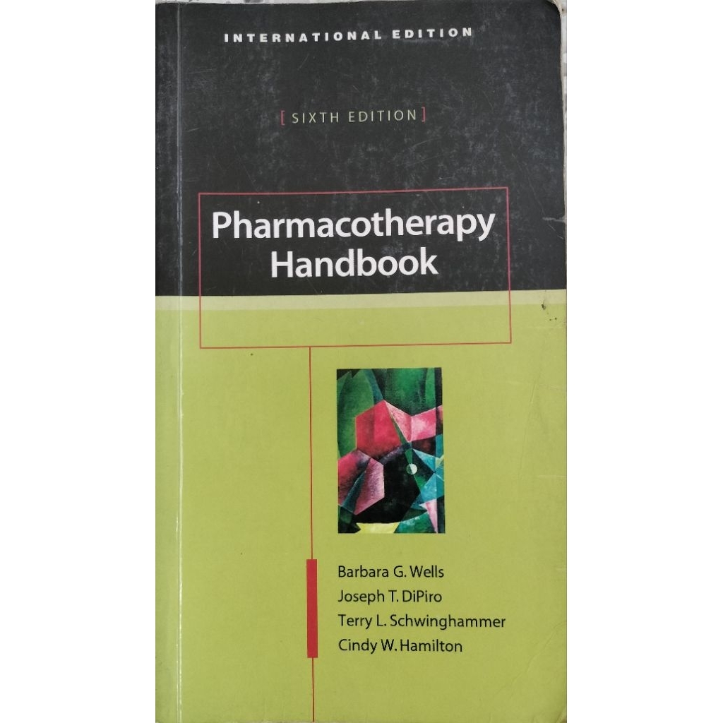 Phamacotherapy Handbook Barbara G. Wells หนังสือภาษาอังกฤษ | Shopee ...
