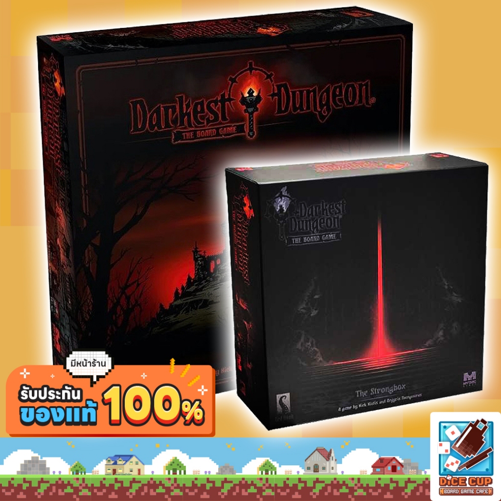 [ของแท้] Darkest Dungeon: The Board Game Core Box + Strong Box Board ...