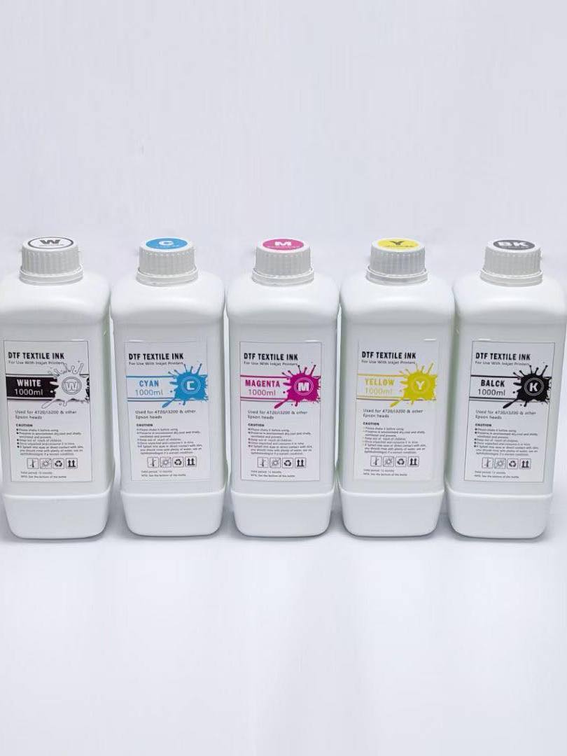 น้ำหมึกพิมพ์ DTF-DFT INK สีขาว เกรดดี WH ขนาด 1000ML สินค้าพร้อมส่ง สีสด คมชัด ราคาประหยัด ...