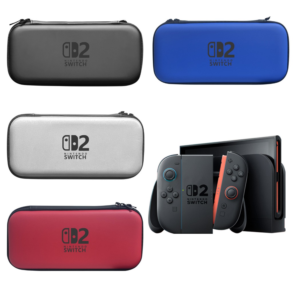 Switch2 กระเป๋าlogo ns2 EVA กระเป๋าใส่เครื่องป้องกันแบบแข็งแบบพกพา ...