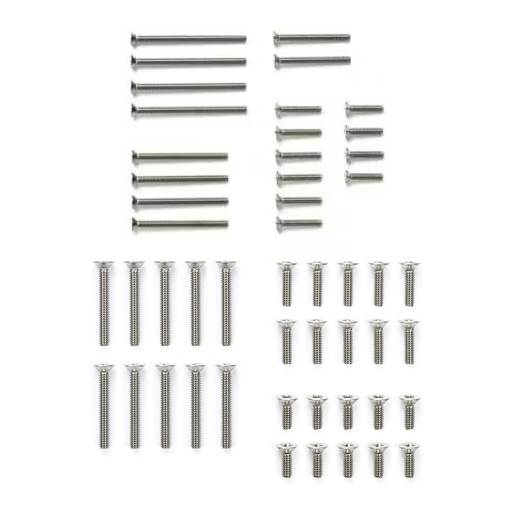 น๊อตเตเปอร์ "ยาว/สั้น" Tamiya 15510/15527- Stainless Steel Countersunk ...