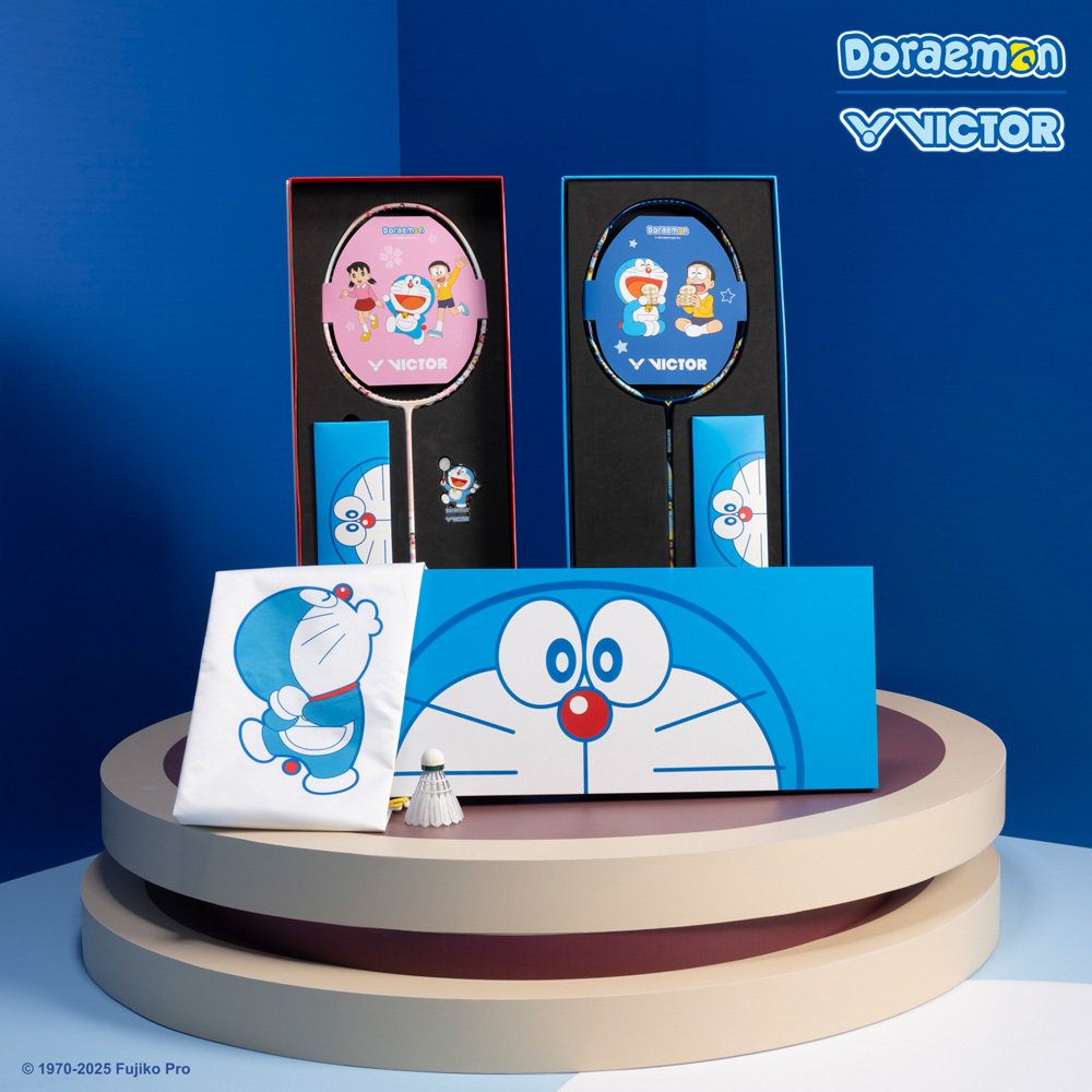 ไม้แบดมินตัน VICTOR x DORAEMON Collection Gift Box Badminton Racket DRM ...