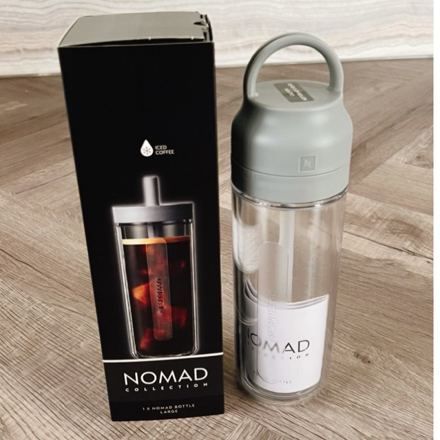 ล็อตสุดท้าย หมดแล้วหมดเลย Nespresso NOMAD Bottle กระบอกน้ำพกพา ของแท้ 💯 | Shopee Thailand