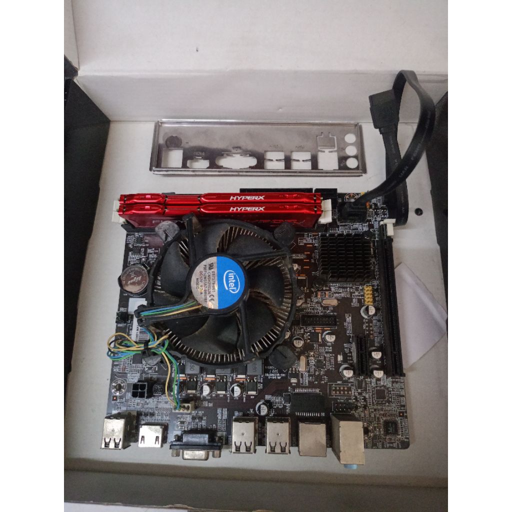 เมนบอร์ด socket 1155 + CPU i5 2400 + ram 16 GB มีฝาหลัง | Shopee Thailand