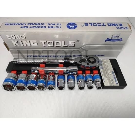 NP-342 เครื่องมือช่าง Euro king tool DR SOCKET SET 12 PCS เครื่องมือช่าง Euro king tool | Shopee ...