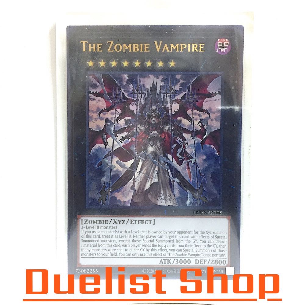 The Zombie Vampire (UR) Monster Dark Rank8 [Zombie/Xyz/Effect] ชุด LEDE ...