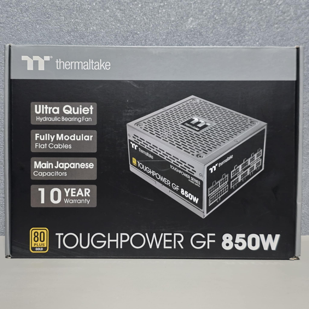 POWER SUPPLY (อุปกรณ์จ่ายไฟ) THERMALTAKE TOUGHPOWER GF 850W 80 PLUS GOLD BLACK ATX มือ2 มีประกัน ...
