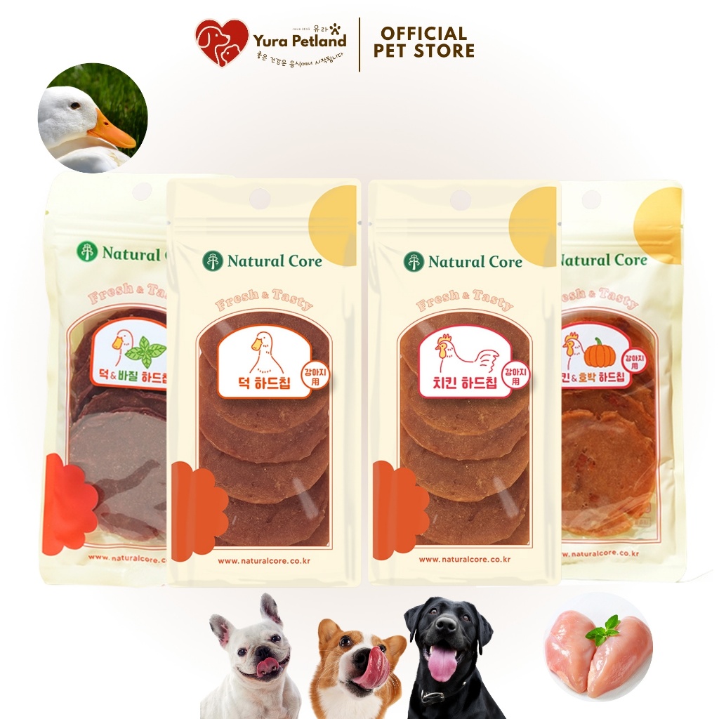 [Chicken and Duck Hard Chip นำเข้าจากเกาหลี] Natural Core อกไก่ เเละ ...