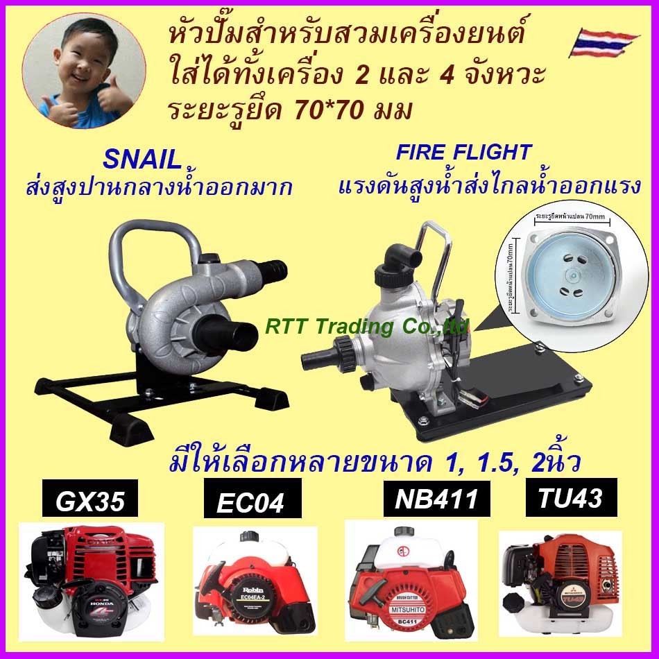 +โครงปั๊มน้ำ หัวปั๊มพร้อมโครงสำหรับเครื่องยนต์เอนกประสงค์ 2จังหวะ และ 4 ...