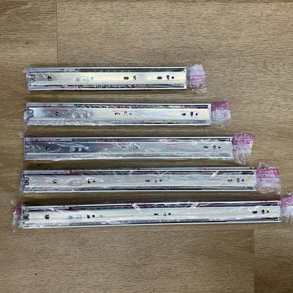 Futuretech รางลิ้นชักรับข้าง 3 ตอน Soft close & สปริงคู่ ปิดแบบนุ่มนวล ขนาด 12-20 นิ้ว (1 ชุด มี ...