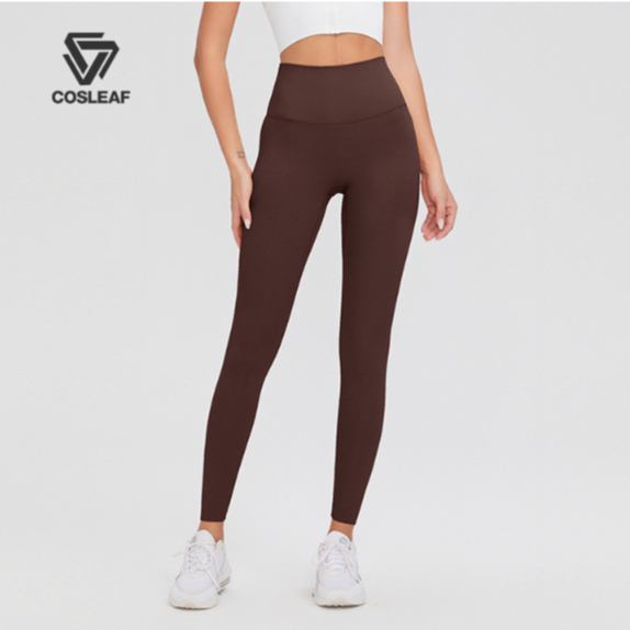 Cosleaf Leggings กางเกงเลกกิ้ง ฟิตเนส โยคะ ตัดขาเองได้ ผ้าไลคร่าใส่สบาย ...