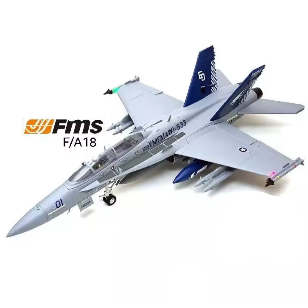🇹🇭FMS 80mm EDF F-18 Hornet fighter PNP Version | Shopee Thailand