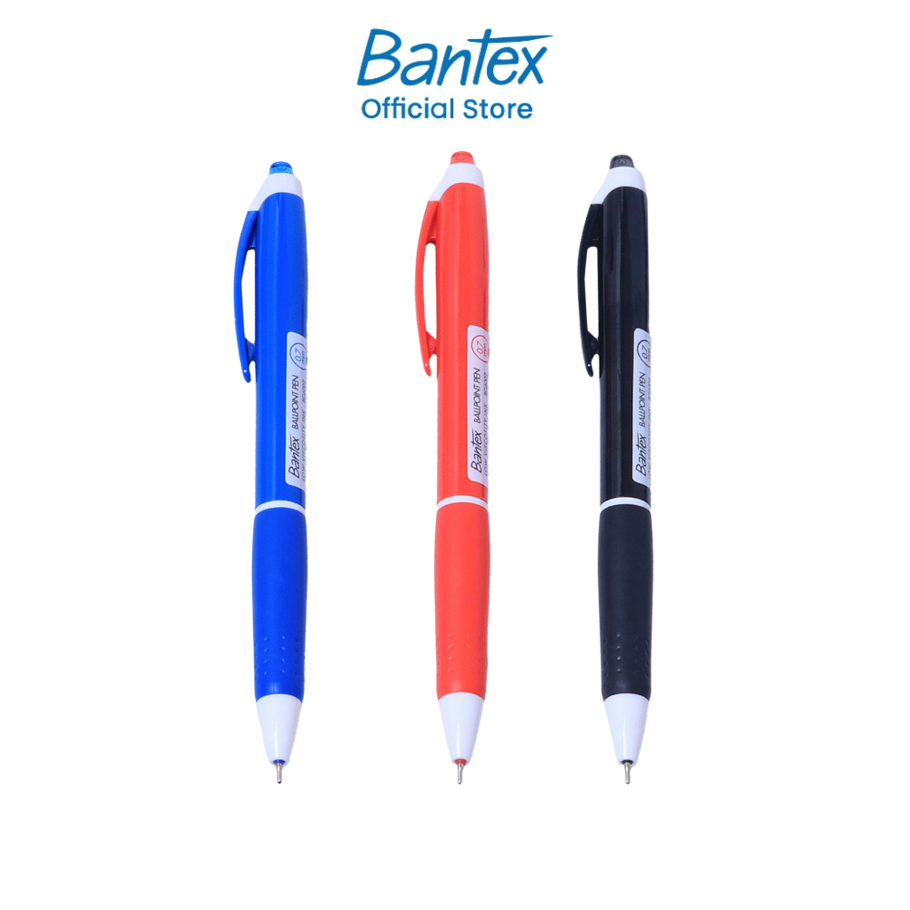 Bantex ปากกา ปากกาลูกลื่น 0.7มม เขียนลื่น หมึกเข้ม ด้ามจับนุ่ม ใช้งาน ...
