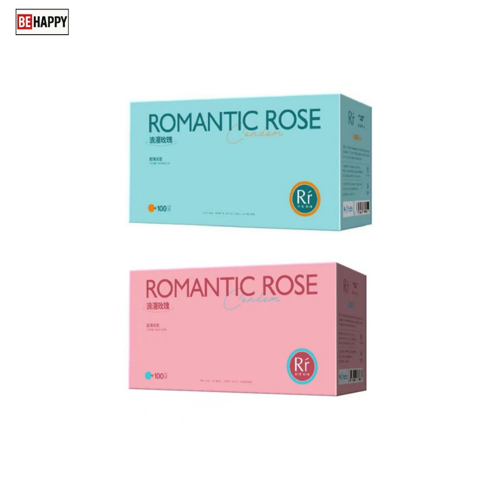 ถุงยางอนามัย ROMANTIC ROSE ขนาด 52mm [100 ชิ้น/กล่อง] | Shopee Thailand