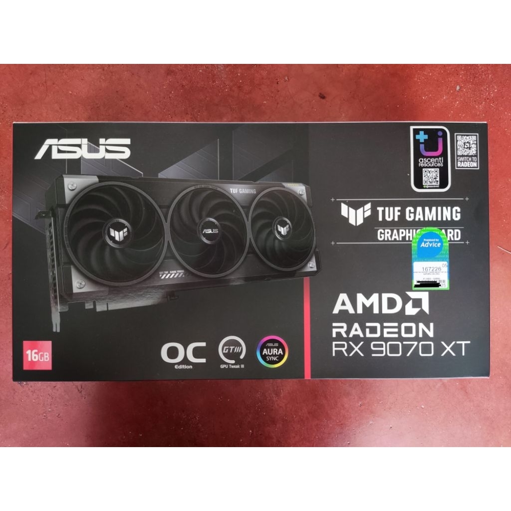ASUS RX 9070XT TUF GAMING OC 16GB | Shopee Thailand