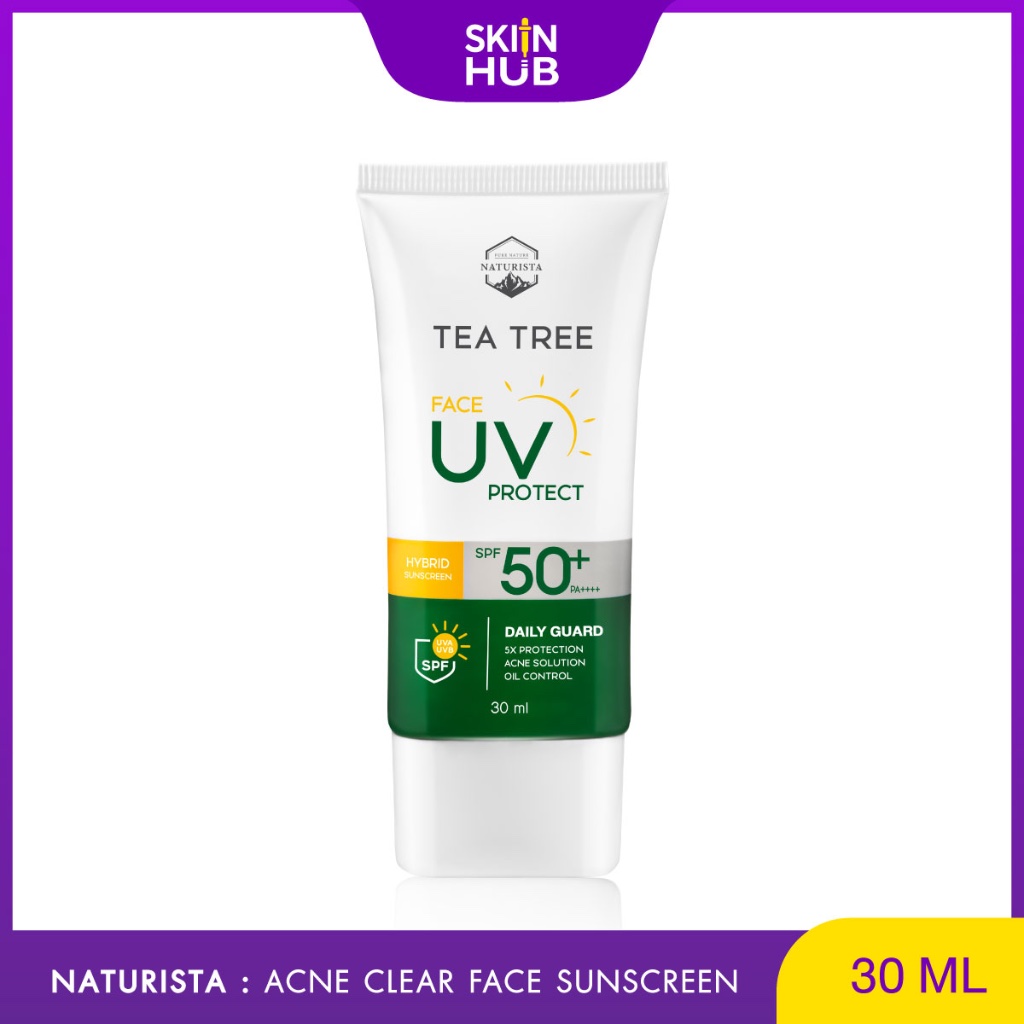 Naturista Tea Tree Sunscreen SPF50+ PA++++ กันแดดทีทรี สำหรับคนผิวมัน ...