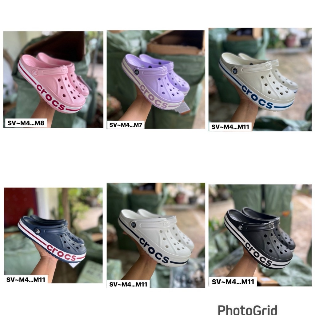 รองเท้า Cro*s แบบสวม ใส่สบาย นิ่ม เบา มีไซร้ทั้งหญิง และชาย ใส่ได้ทุกโอกาส Size M4---M11 ...