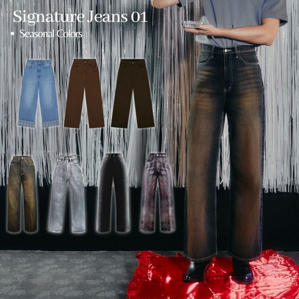 Merge Official - Signature Jeans 01 Seasonal Colors (พร้อมส่ง) | Shopee ...