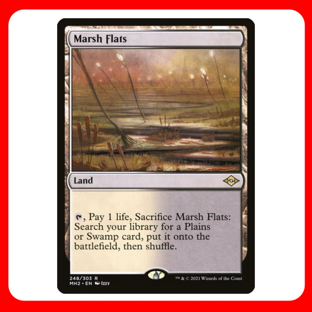 [MTG] Marsh Flats [MH2] [LAND] [RARE] [NORMAL] [ENG] (การ์ดเมจิค ...