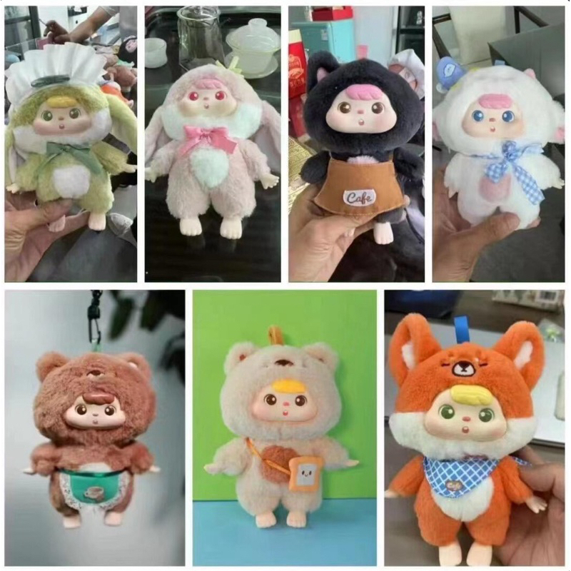 (พร้อมส่ง)[แยกตัว]กล่องสุ่มพวงกุญแจตุ๊กตาMIYEE Cafe | Shopee Thailand