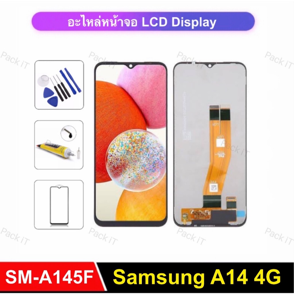 หน้าจอพร้อมทัช LCD For Samsung A14 4G / SM-A145P ,A145F จอแสดงผล จอแอล ...
