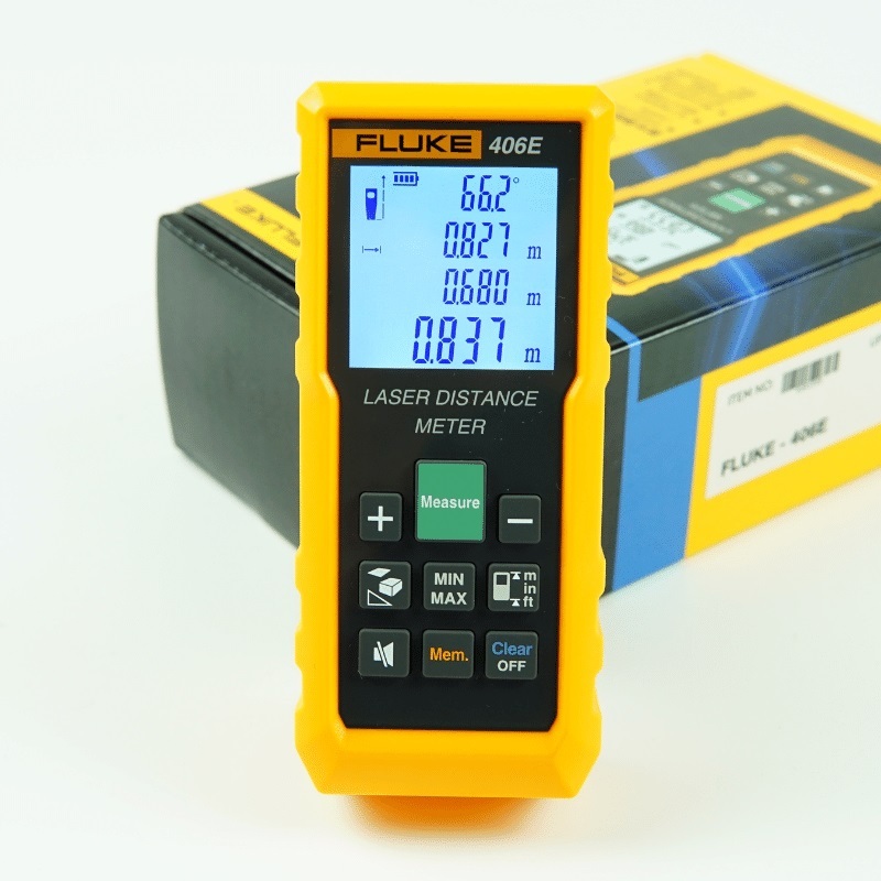 Fluke 406E LASER DISTANCE Meter เครื่องวัดระยะแบบเลเซอร์ 60m. คุณภาพสูง ...