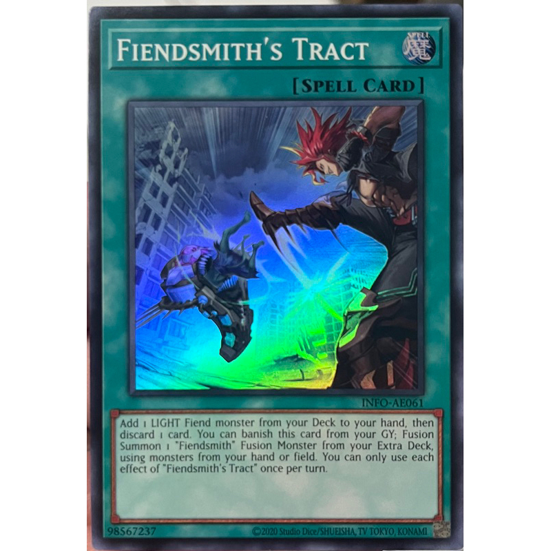 Yugioh Asia-Eng [INFO-AE061] Fiendsmith’s Tract (Super Rare) การ์ดยูกิ ...