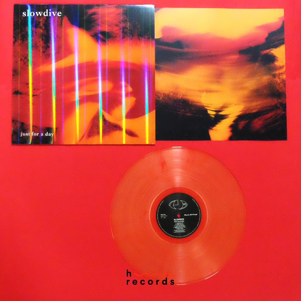 (ส่งฟรี) แผ่นเสียง Slowdive - Just For A Day (Limited Translucent Red Marbled Vinyl) | Shopee ...