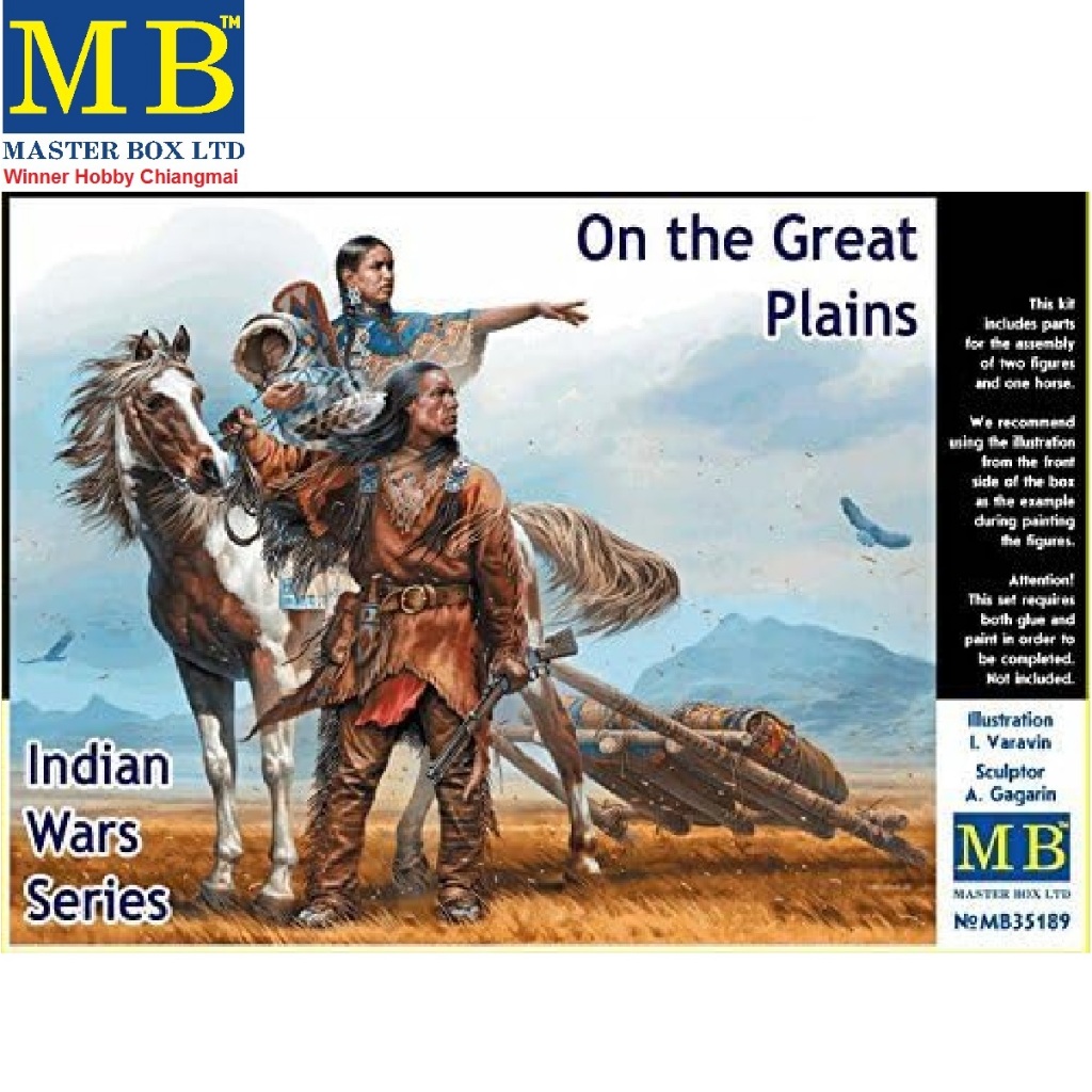 โมเดลฟิกเกอร์ Master Box 35189 Indian Wars Series. On the Great Plains ...